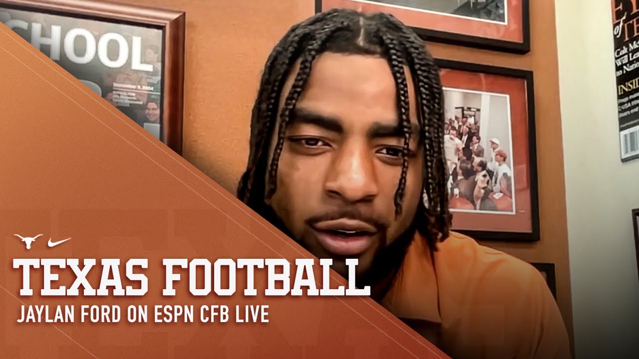 Jaylan Ford on ESPN CFB Live Segment [Sept. 12, 2023] - YouTube