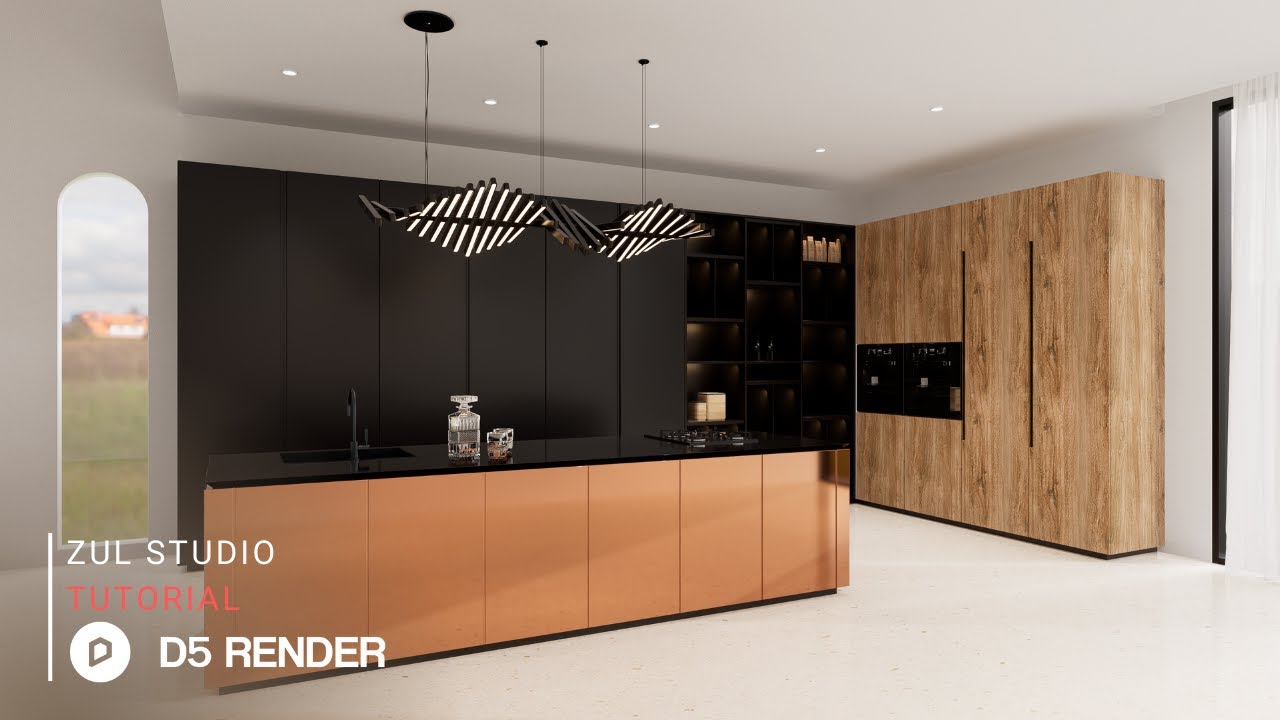 D5 Render realistic interior rendering tutorial | Pantry 152 - YouTube