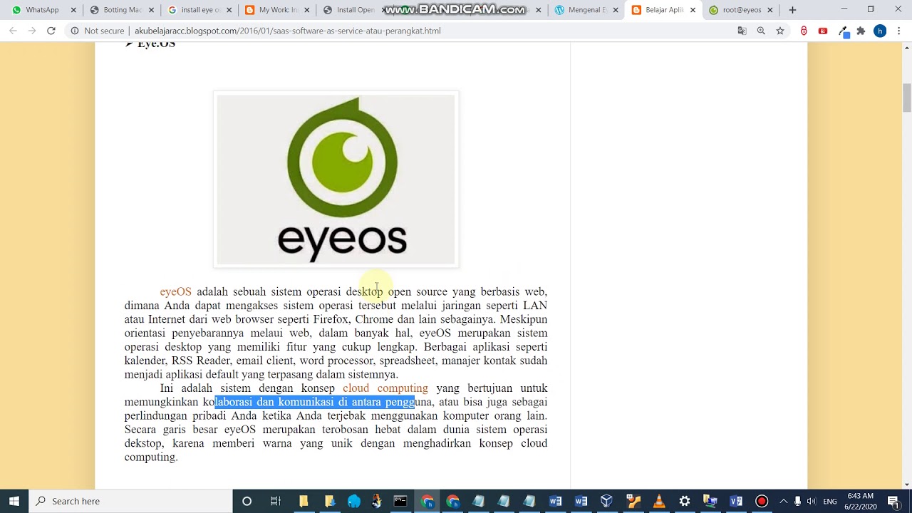 download file eyeos - YouTube