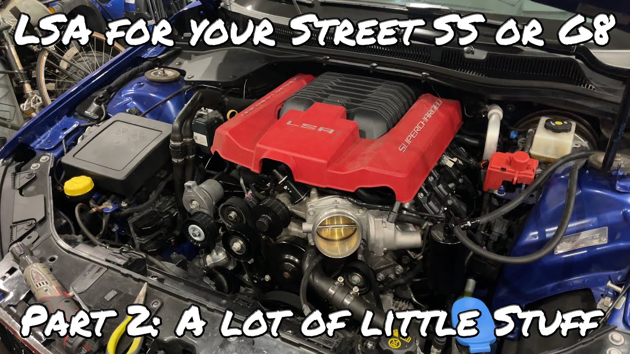 LSA Supercharger Swap for Your Chevy SS or G8 - Part 2 - YouTube