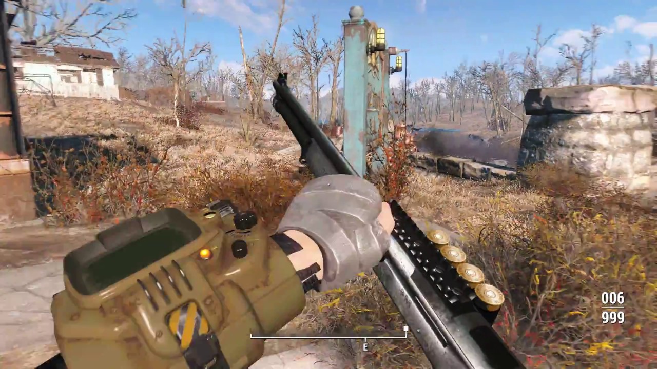 FALLOUT 4 MODS M1014 STANDALONE SHOTGUN - YouTube