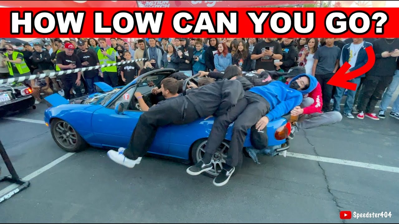 Funny Car Limbo Contest! Ferrari 458 vs 488 vs LB Walk Huracan vs NSX ...
