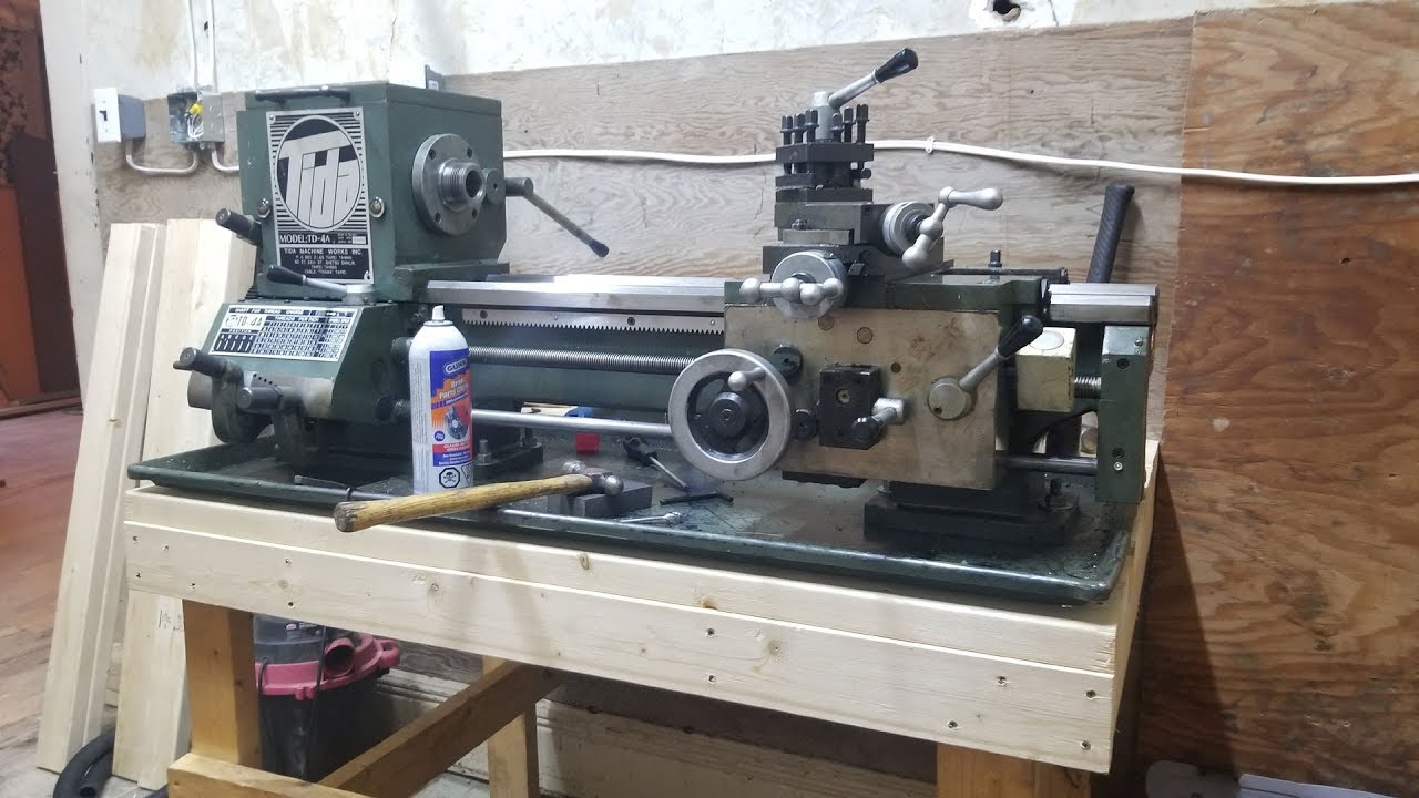 Tida TD4A Lathe Reassembly - YouTube