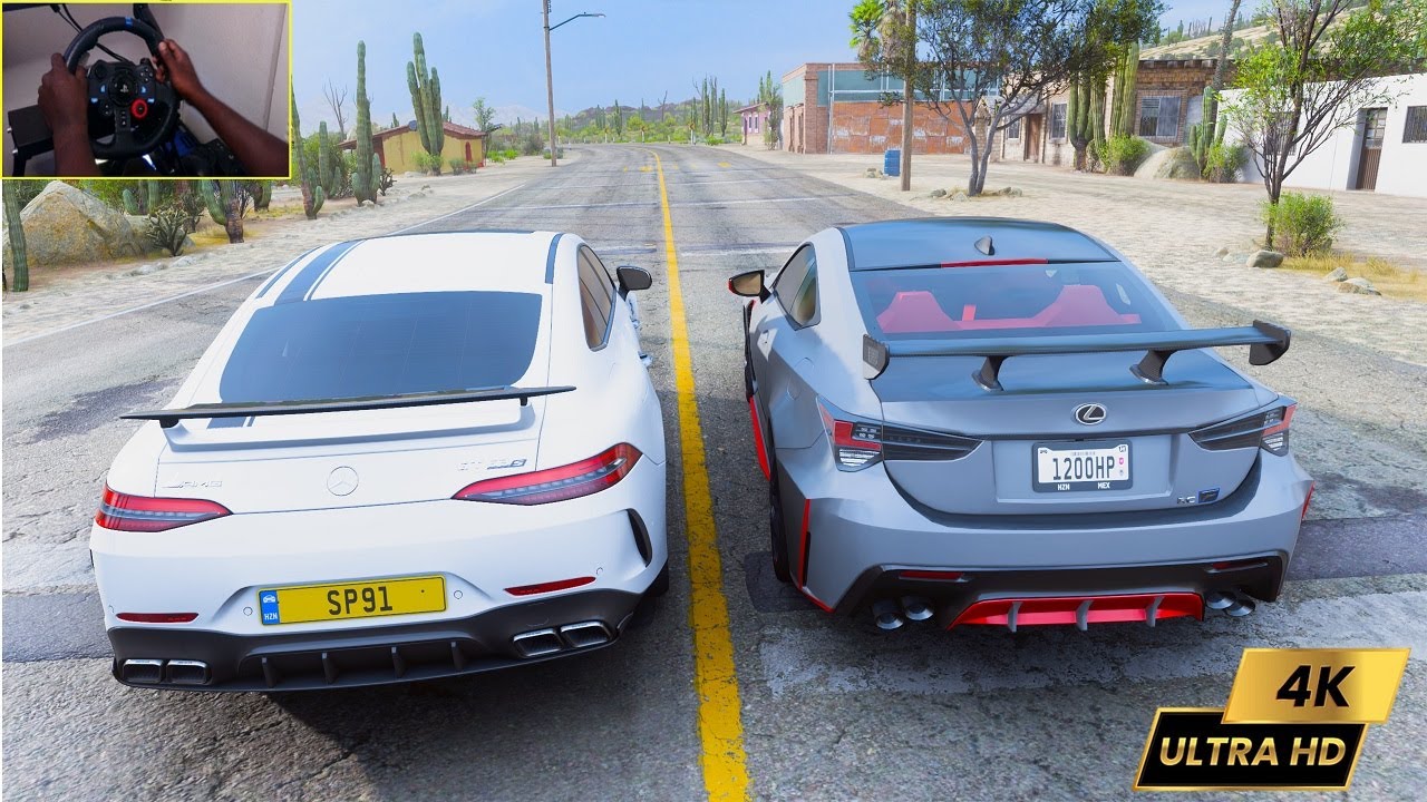 Mercedes & Lexus Convoy Forza Horizon 5 | Logitech G29 Steering Wheel ...