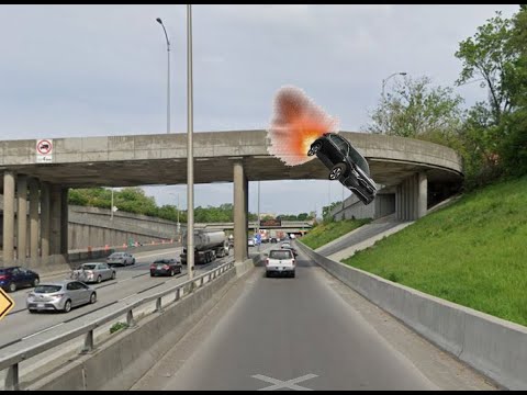 2 teens dead after car flies off overpass on Decarie Expressway 2021 12 ...