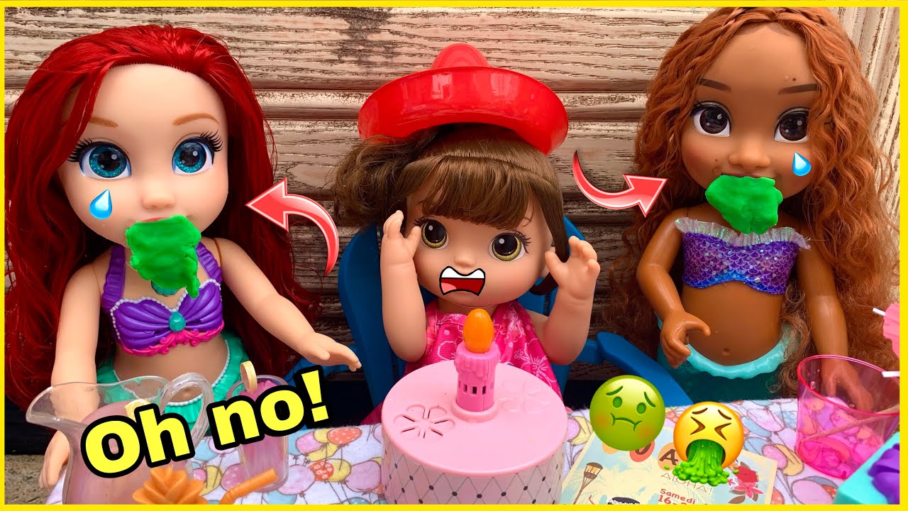 Little Mermaid Movie Ariel gets sick and throws up! 🤮 - YouTube