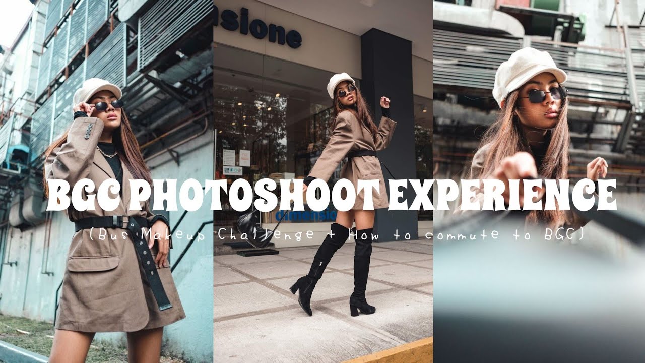 BGC PHOTOSHOOT EXPERIENCE (Makeup Challenge + How to commute going to ...