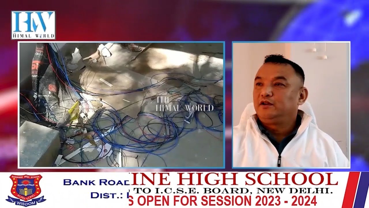 Vandals strike Kalimpong under-construction health centre site - YouTube