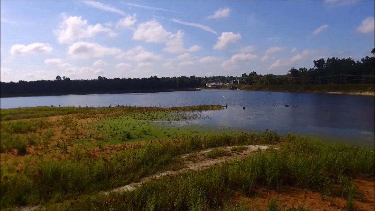Aerial Drone Video Featuring Langley Pond in Graniteville, SC - YouTube