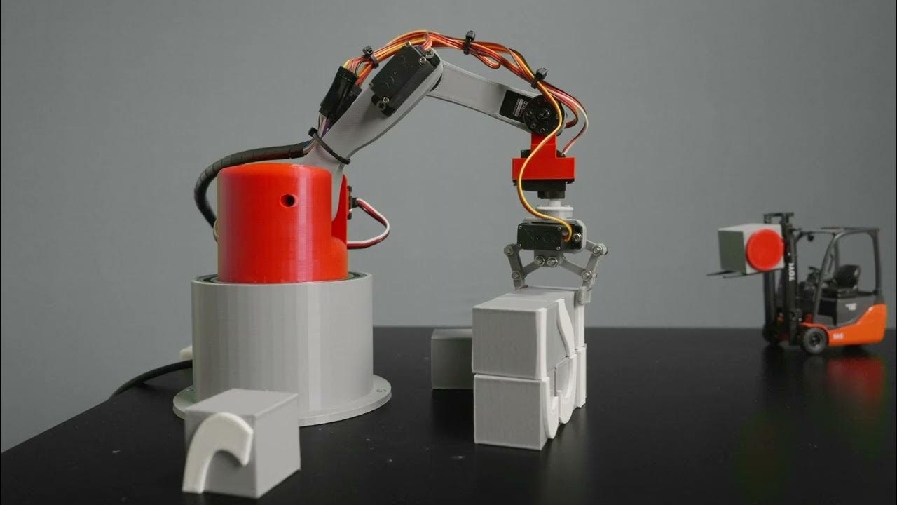Kos Robot Arm Arduinopython Youtube