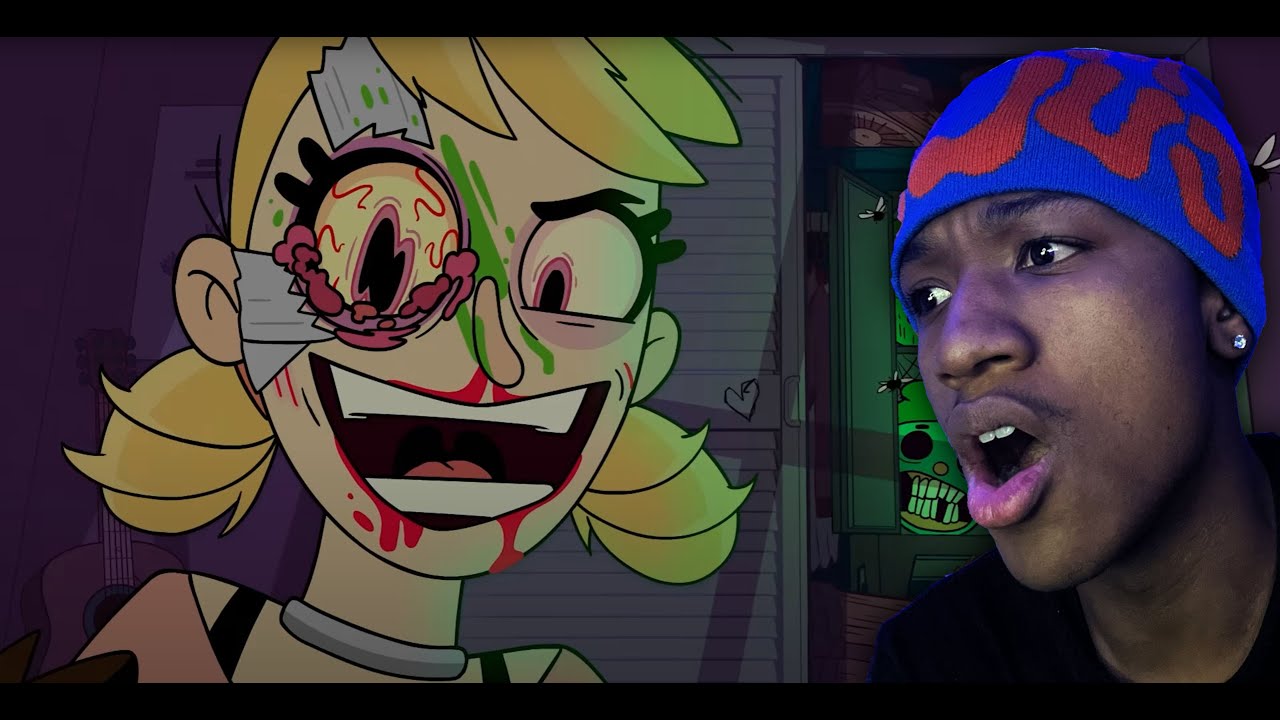 Teeda Reacts To ''BuzzKill'' Short Horror Film - YouTube