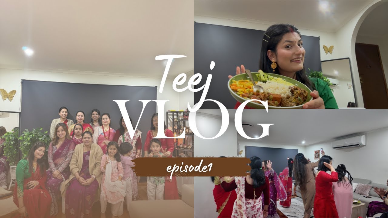 Teej Dar Vlog🍀|| Sisterhood & Celebration ||Nepali In Australia 🇦🇺 || Memories🥹 ||Episode ||# ...