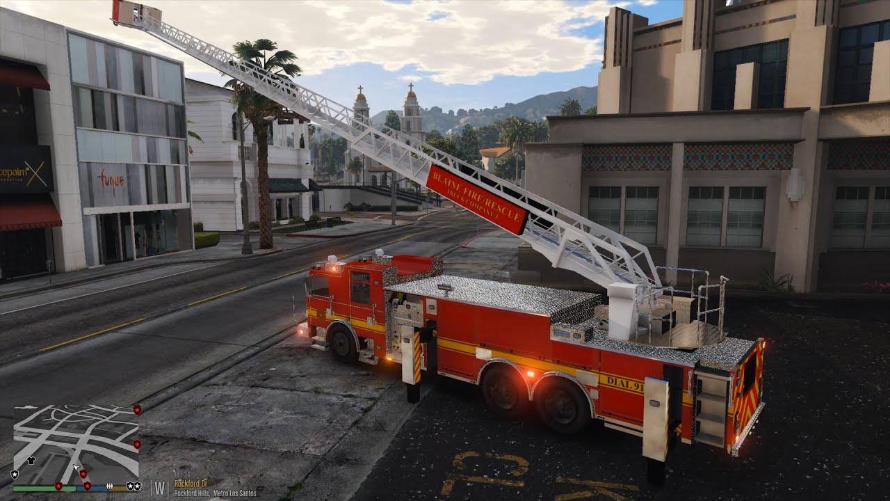 Xe cứu hỏa Vehicle Gadgets + và Fire callouts [Hướng dẫn mod LSPDFR #11 ...