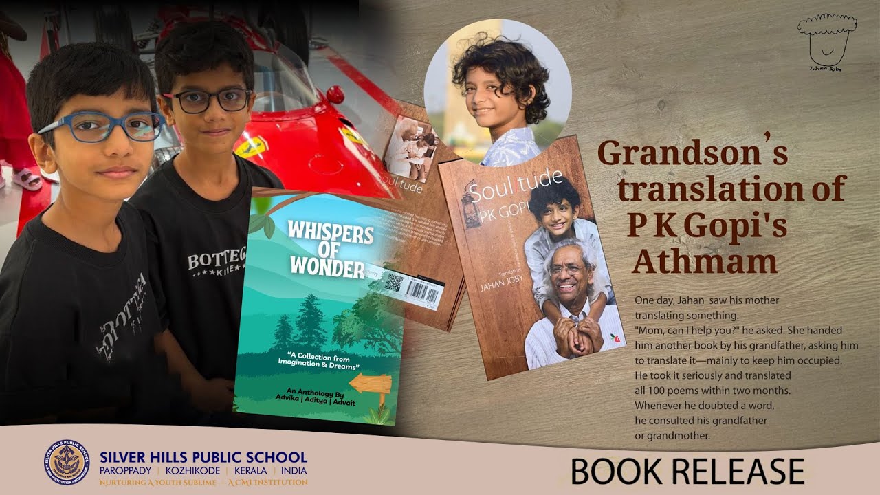 BOOK RELEASE | JAHAN JOBY | ADVIKA | ADITYA | ADVAIT | SILVER HILLS ...