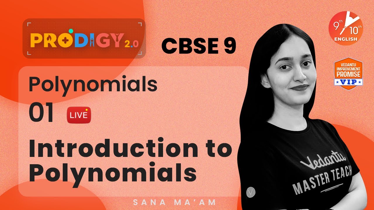 Polynomials L-1 | Introduction To Polynomials | Class 9 Maths | Vedantu ...
