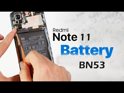 Xiaomi Redmi Note 11 Battery Replacement (BN53) - YouTube