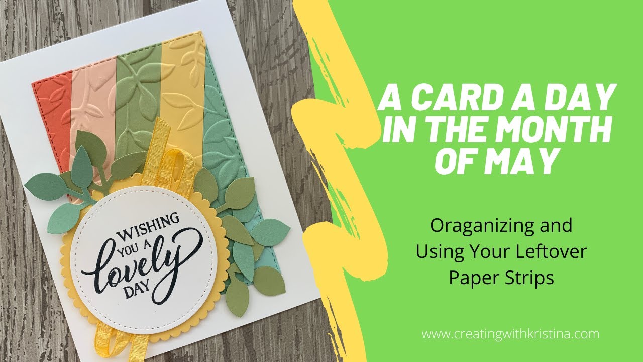 Organizing and Using Your Leftover Paper Strips - YouTube