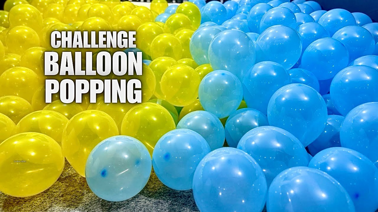 Balloon Popping Challenge TJ vs AJ!|451 to 460 subscriber!|Balloon pop ...