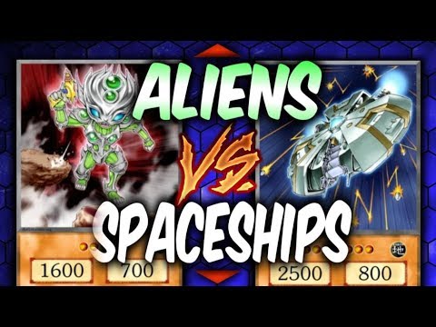 I'M AN ALIEN! Yugioh SPACESHIPS vs ALIENS (YU-GI-OH! Themed Decks ...