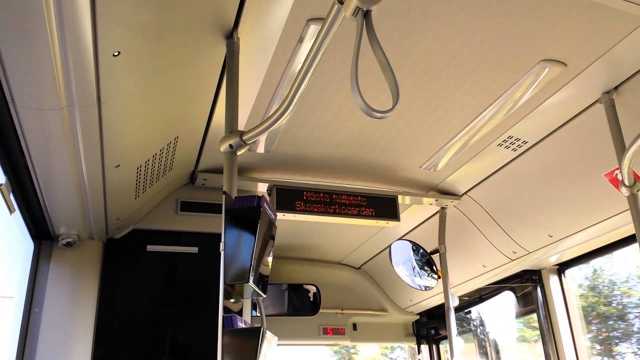 buss skylt som pratar som Stockholm - YouTube