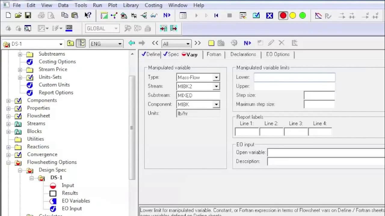 03. ASPEN PLUS TUTORIALS- DESIGN SPECIFICATION #5.mp4 - YouTube