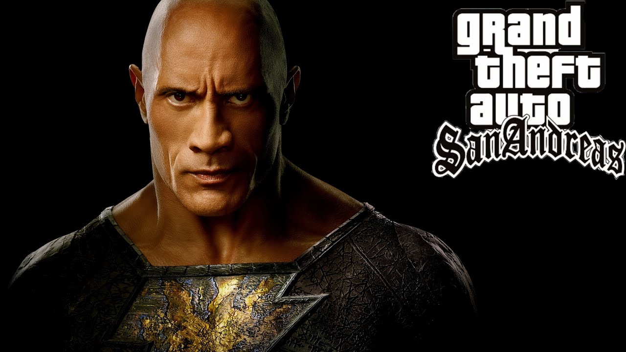 BLACK ADAM SUPER POWER | GTA SA MOD - YouTube