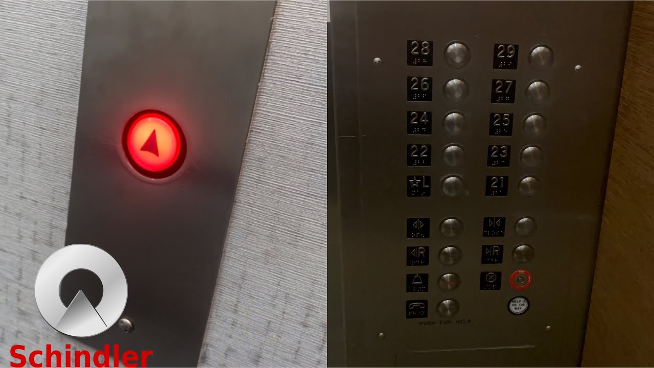 Schindler Traction Executive Wing Elevators at Hyatt Regency O’Hare ...