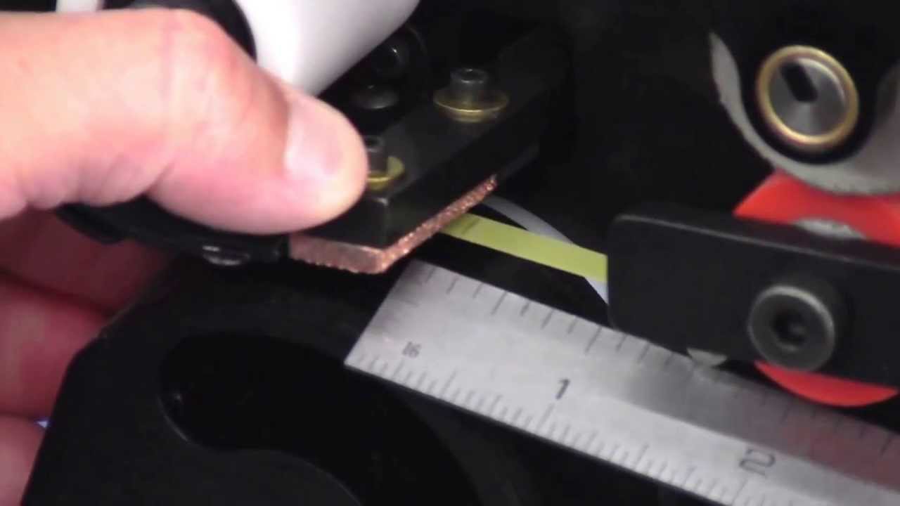 Stamp Retainer Spring Adjustments - YouTube
