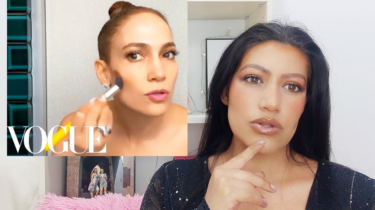 JLO MAKEUP/ SEGUIMOS EL TUTORIAL DE JLO PARA VOGUE / SECRETOS DE ...