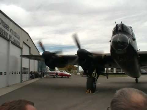 Lancaster Merlin Engine Run Up 2010 - YouTube