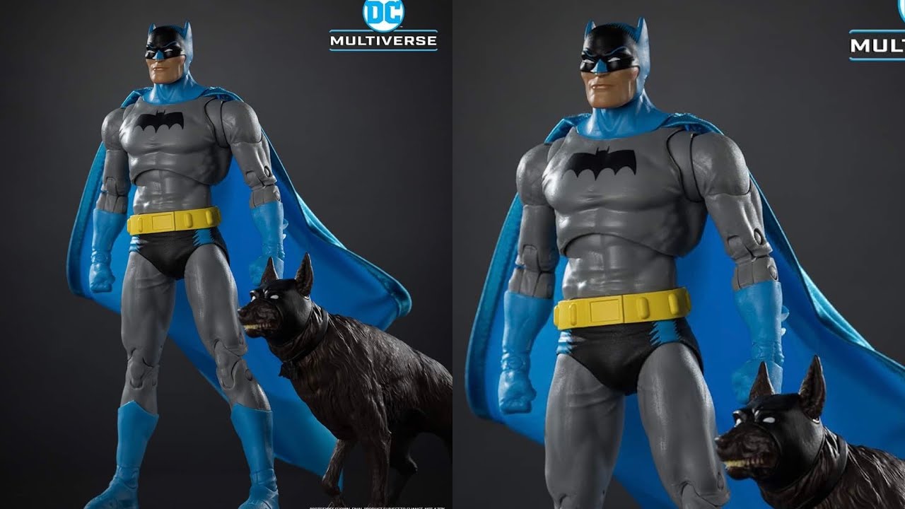 New McFarlane Toys Batman & Ace the Bat Hound Silver Age action figure ...