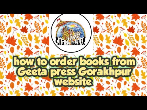 how to order books from Geeta press Gorakhpur - YouTube