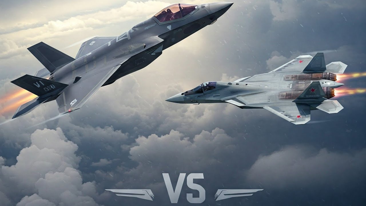 F-35 vs Su-57: The Future of Stealth Combat Aircraft - YouTube