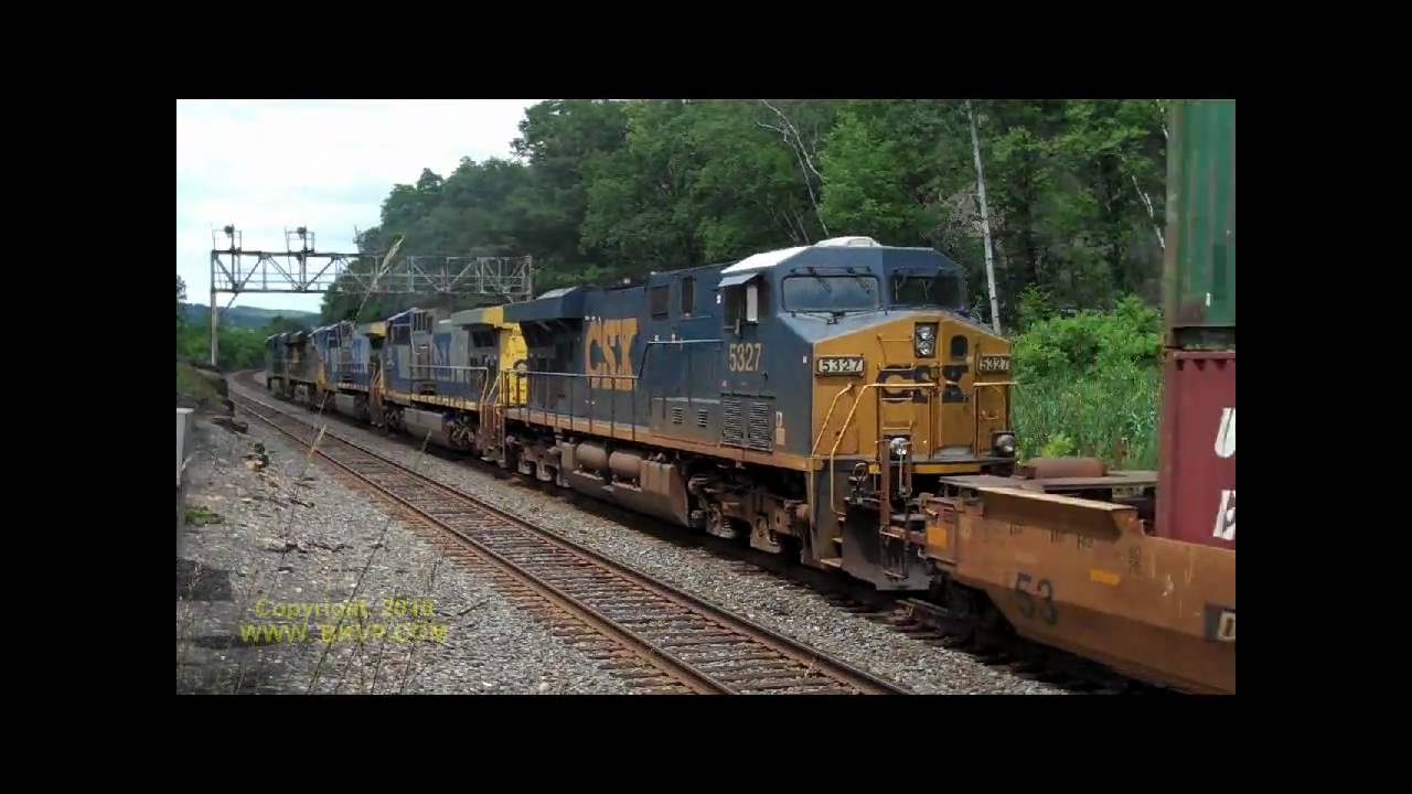 Union Pacific "MOPAC" Heritage unit on CSXT's Mohawk Sub - YouTube