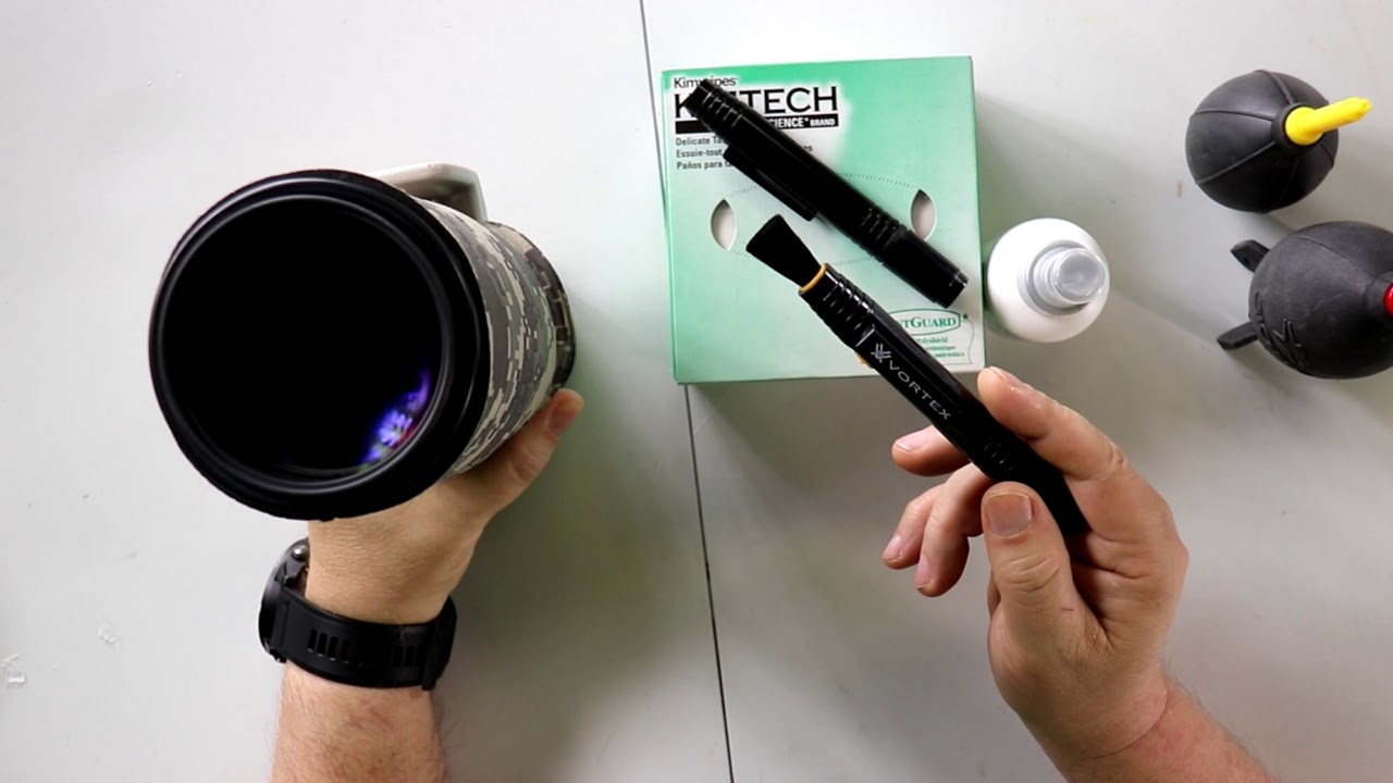 How to clean a camera lens - YouTube