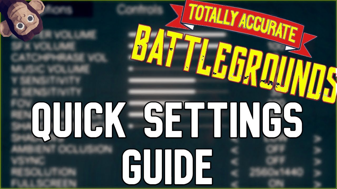 TABG Settings Guide | Totally Accurate Battlegrounds (Tutorial) - YouTube