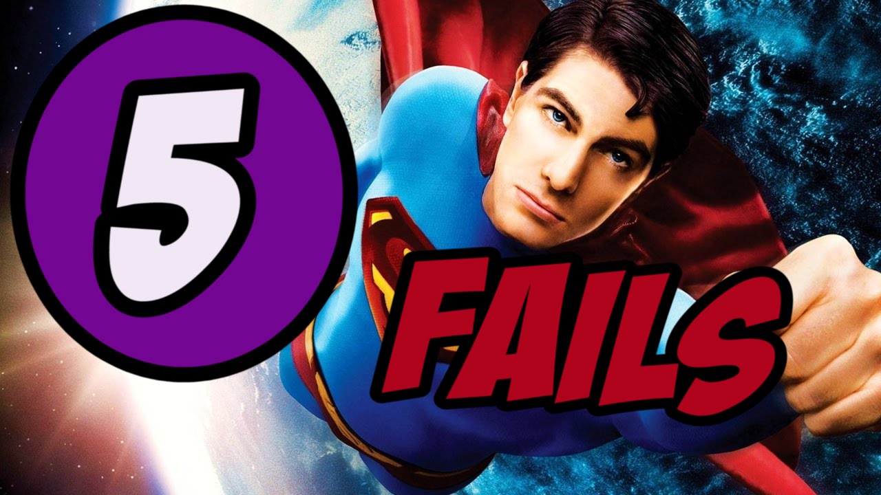 TOP 5 SUPERHERO MOVIE FAILS - YouTube