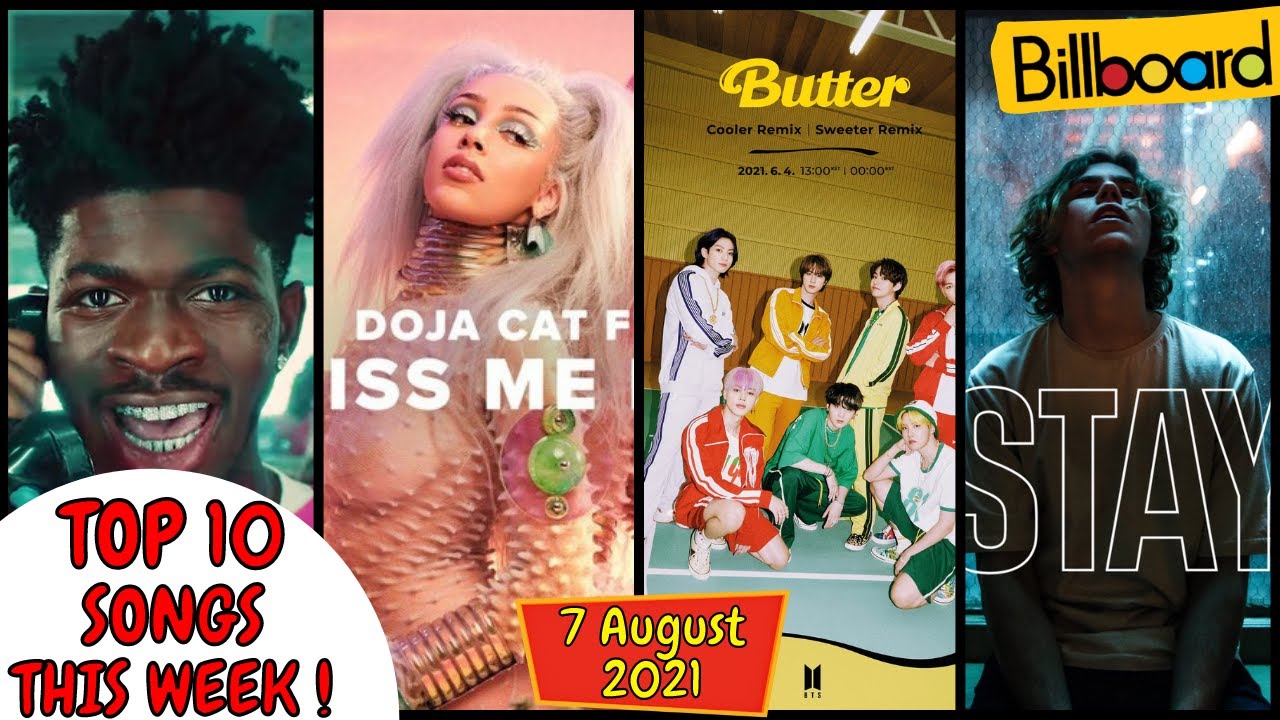 Billboard Top 10 This Week | (7 August. 2021), Billboard Top 10 ...