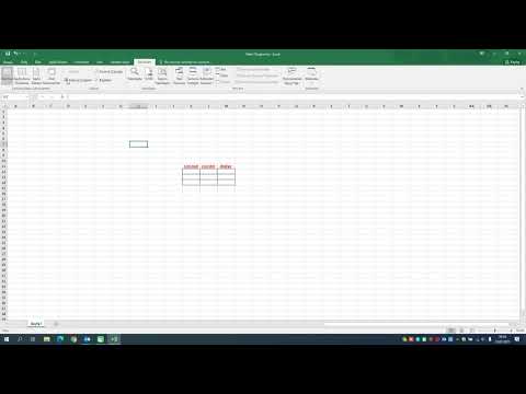 Excelde Basit Görsel Tablo Oluşturma
