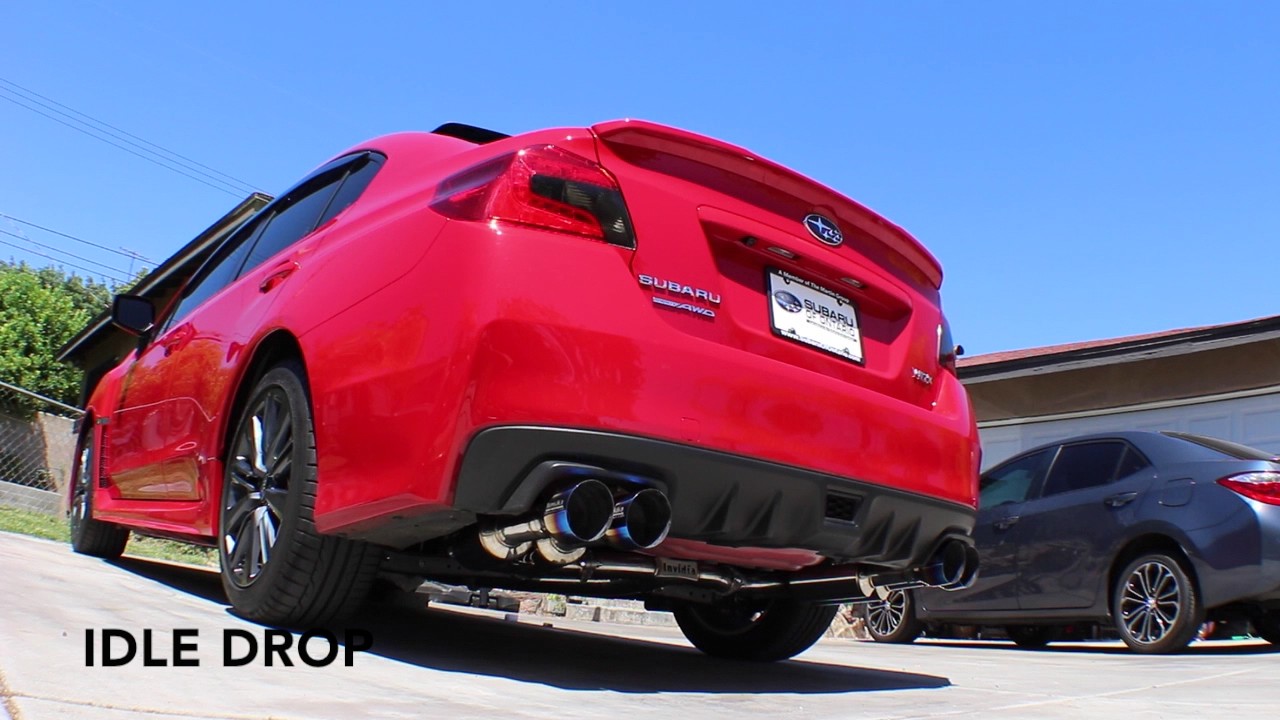 2017 WRX Invidia R400 Gemini Install and Exhaust Sound - YouTube