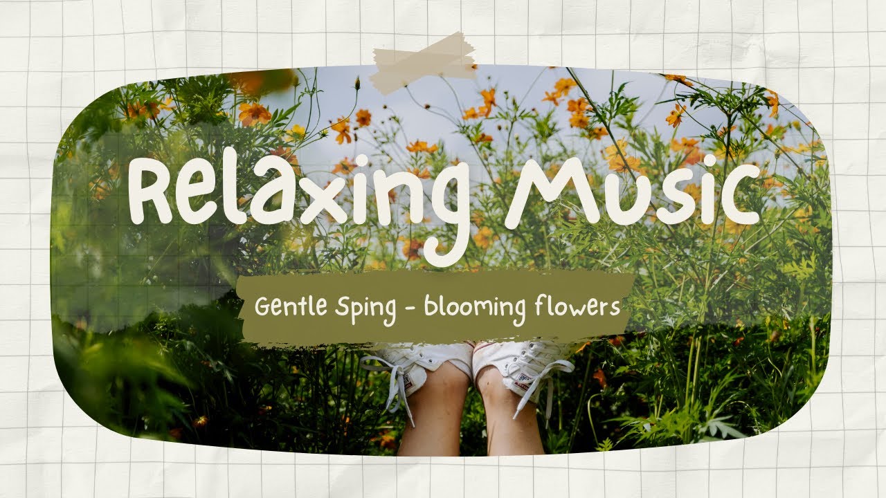 Calm music - Relaxing Music - Gentle Spring - Blooming Flowers - YouTube