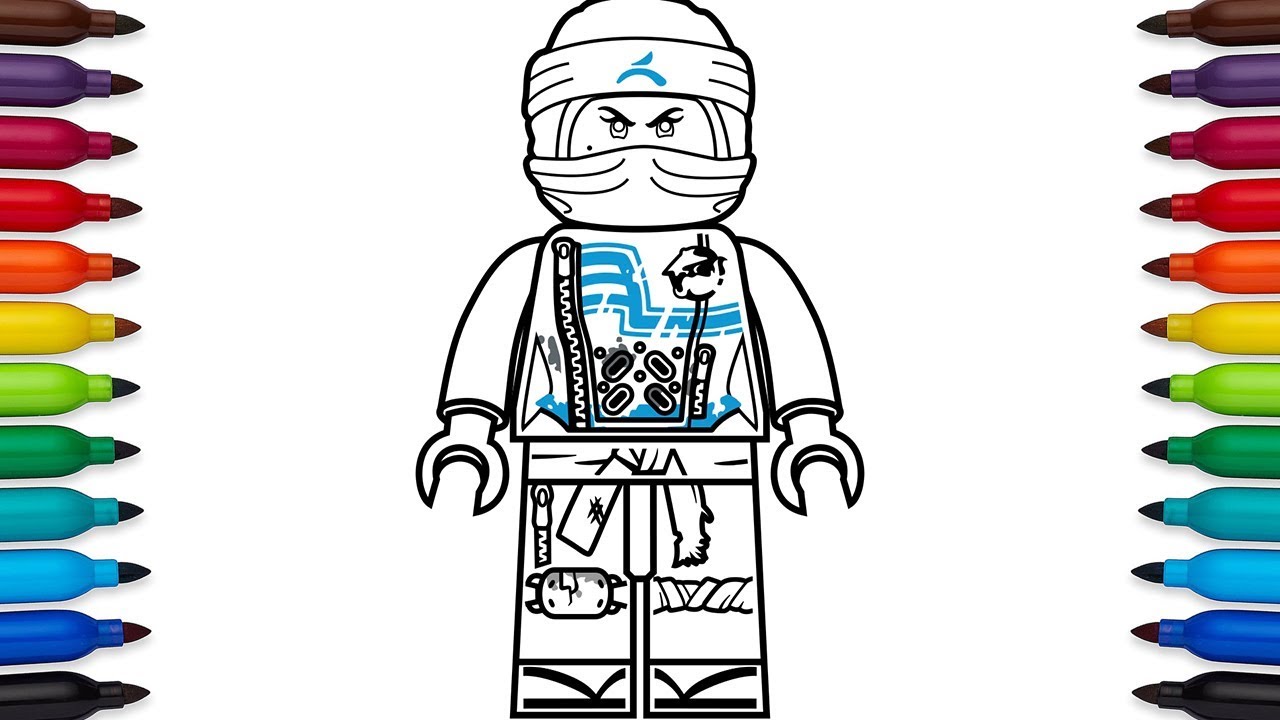 How to draw Lego Nya from Ninjago: Hunted - Season 9 - YouTube