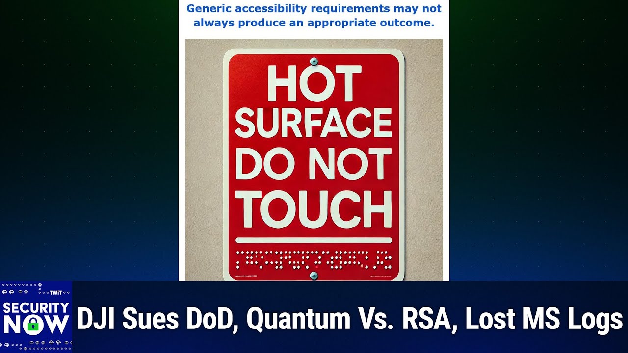 Credential Exchange Protocol - DJI Sues DoD, Quantum Vs. RSA, Lost MS ...
