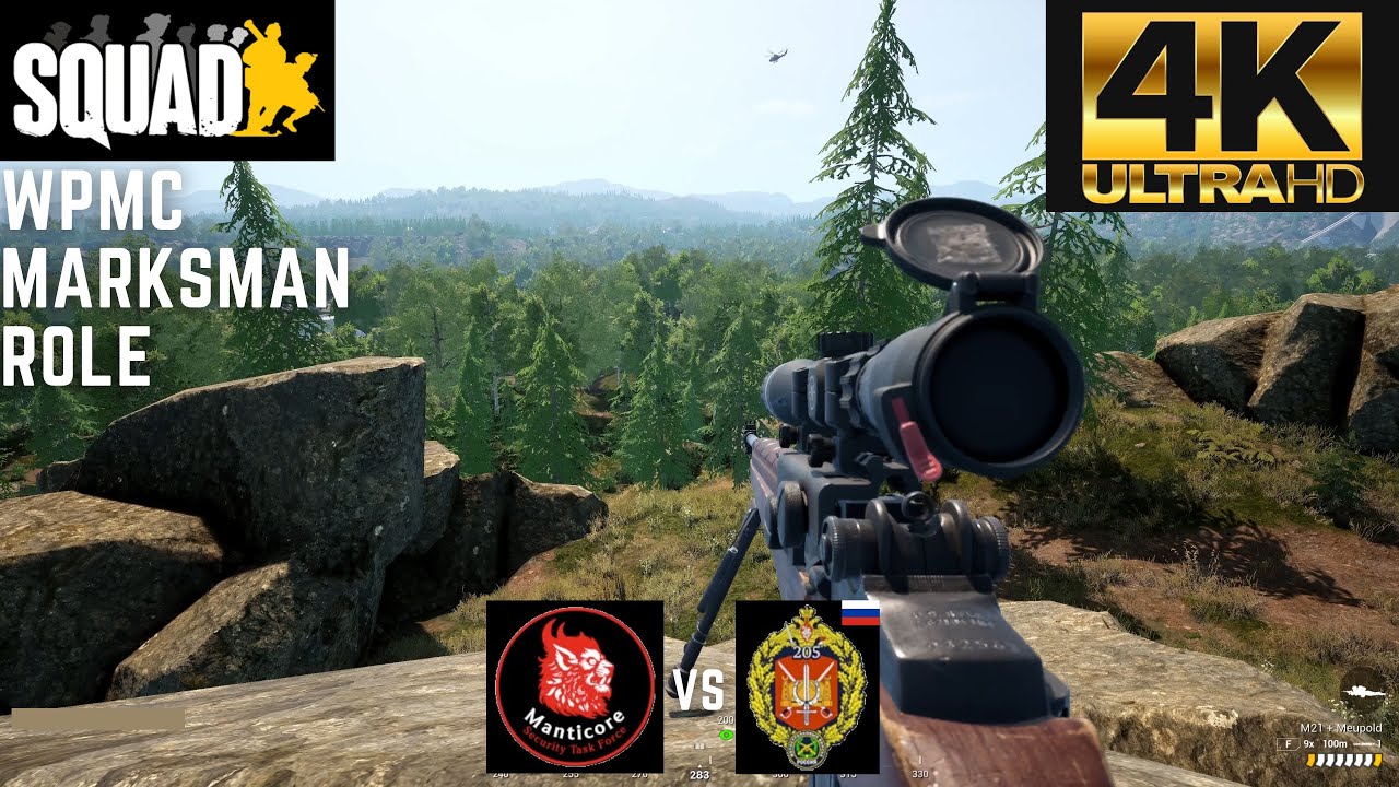 Squad - WPMC Marksman Role - Manicouagan - (4K) - YouTube