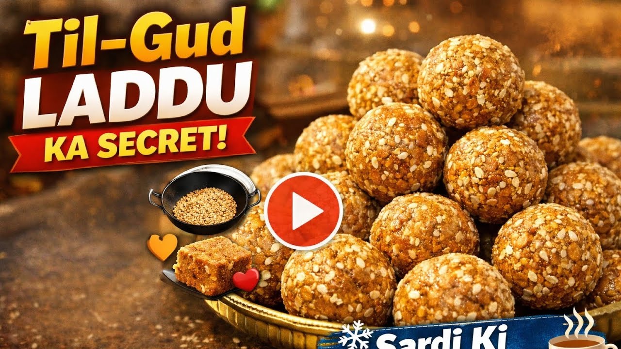 “Cloud Kitchen Se Ghar Ki Mithaas 😍 Til–Gud Ke Laddu Ka Raaz | Winter ...