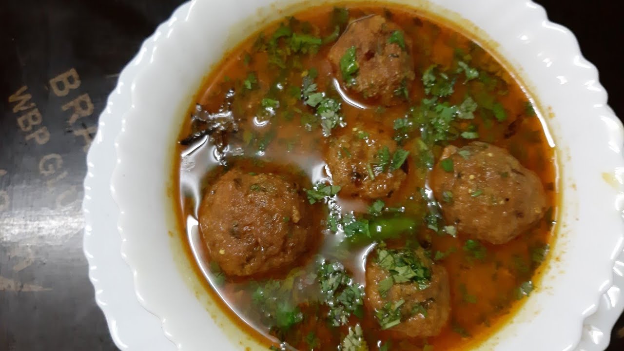 Kofta curry recipe//chicken balls kabab recipe// easy chicken kofta ...