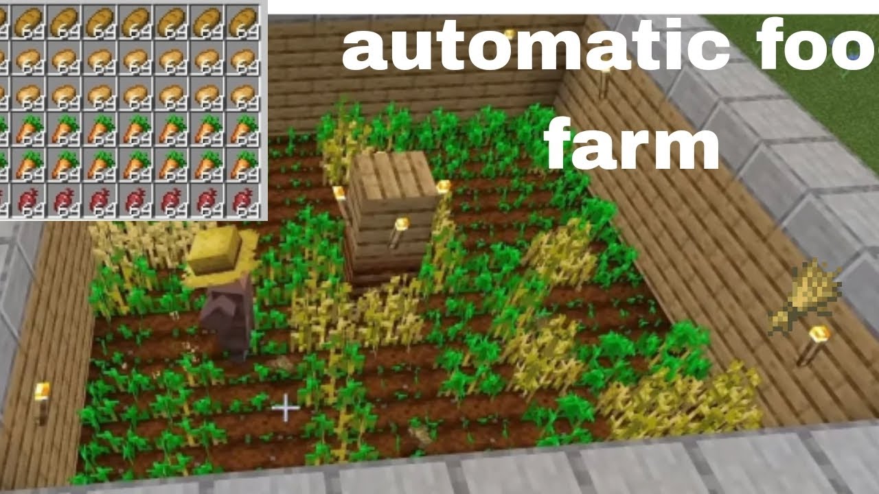 I make a automatic food farm //Opns// - YouTube