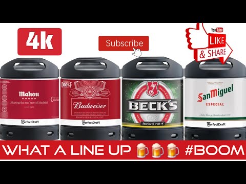 Philips PerfectDraft Pro Black Mahou Budweiser Beck's San Miguel Quad ...