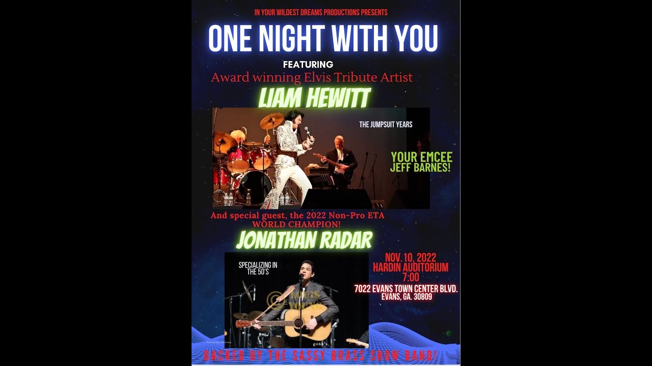 ETA Liam Hewitt - sings 'Unchained Melody' - video by Billy Moss-Clifton - YouTube