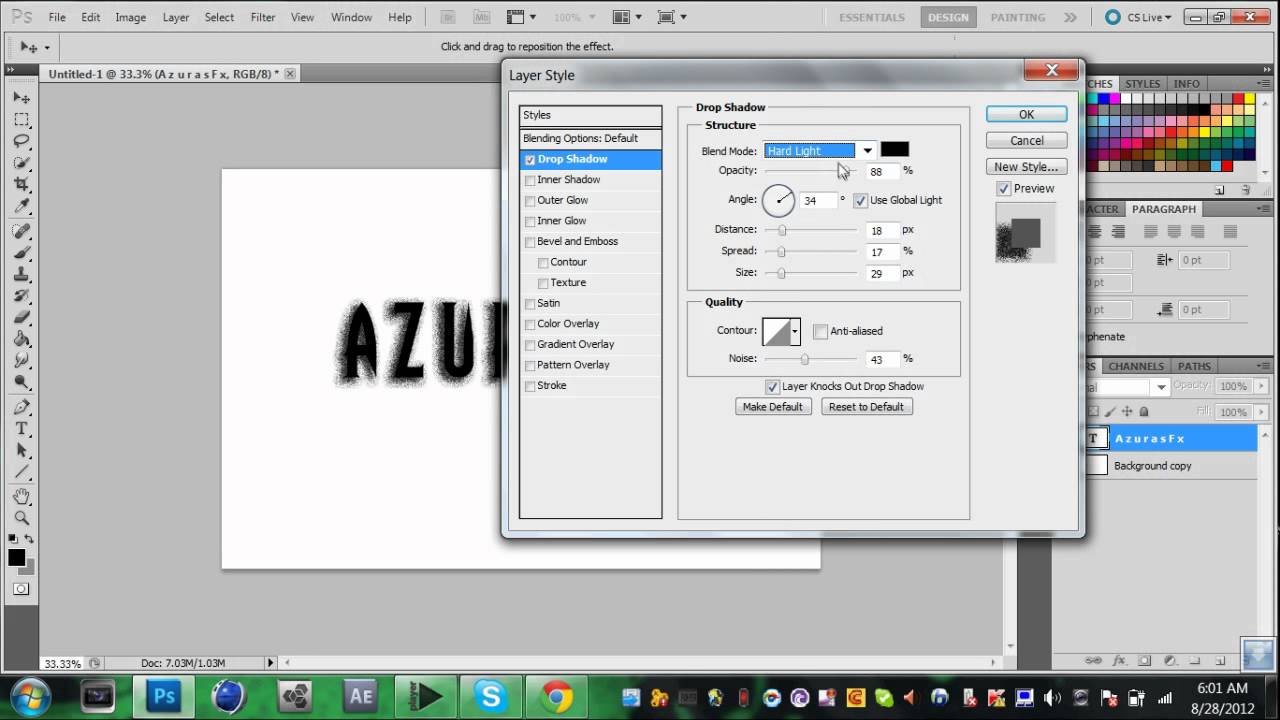 Scratched Text | PhotoShop tuturial - YouTube